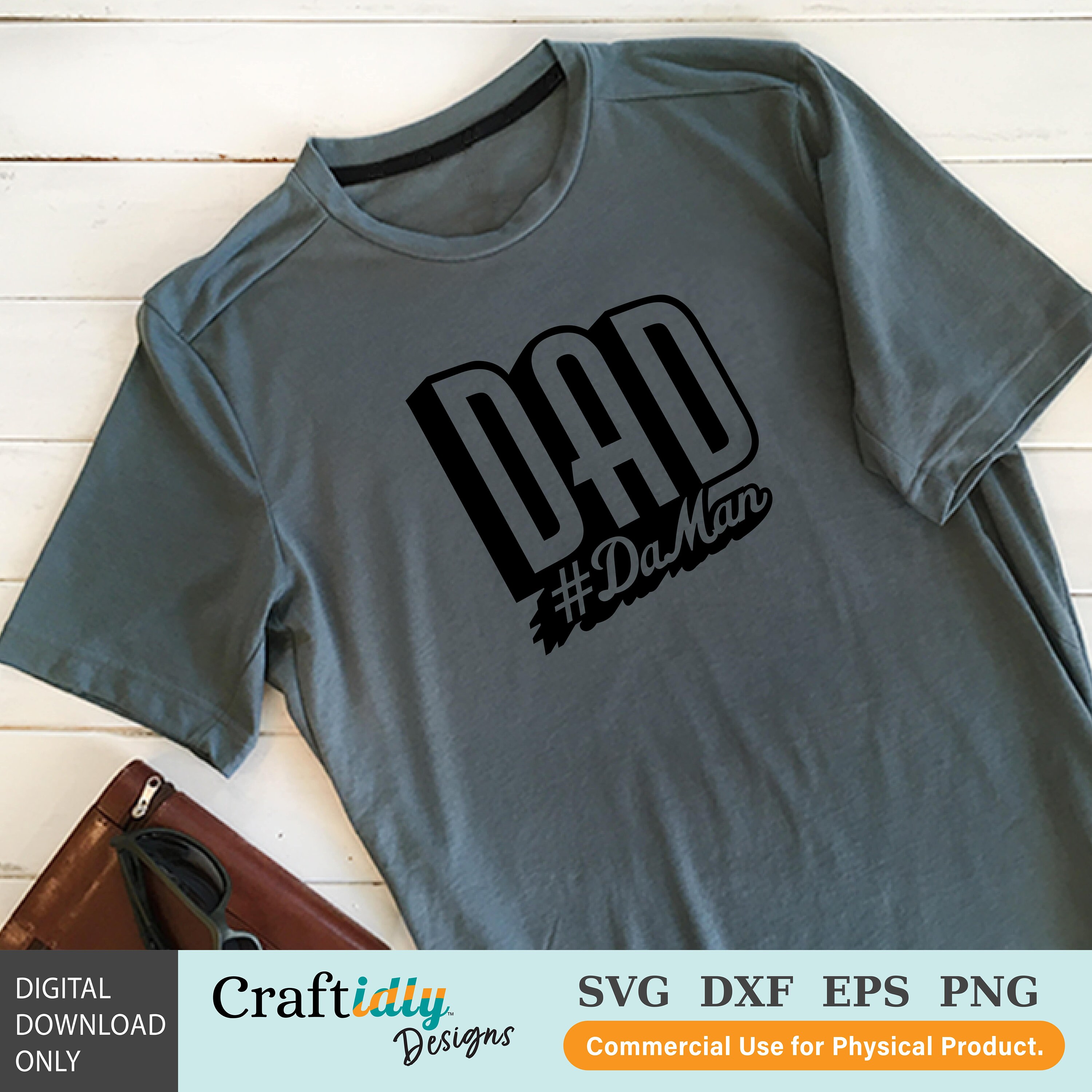 Dad Hashtag Daman SVG, Father's Day SVG, Dad SVG, Men's Shirt,the ...