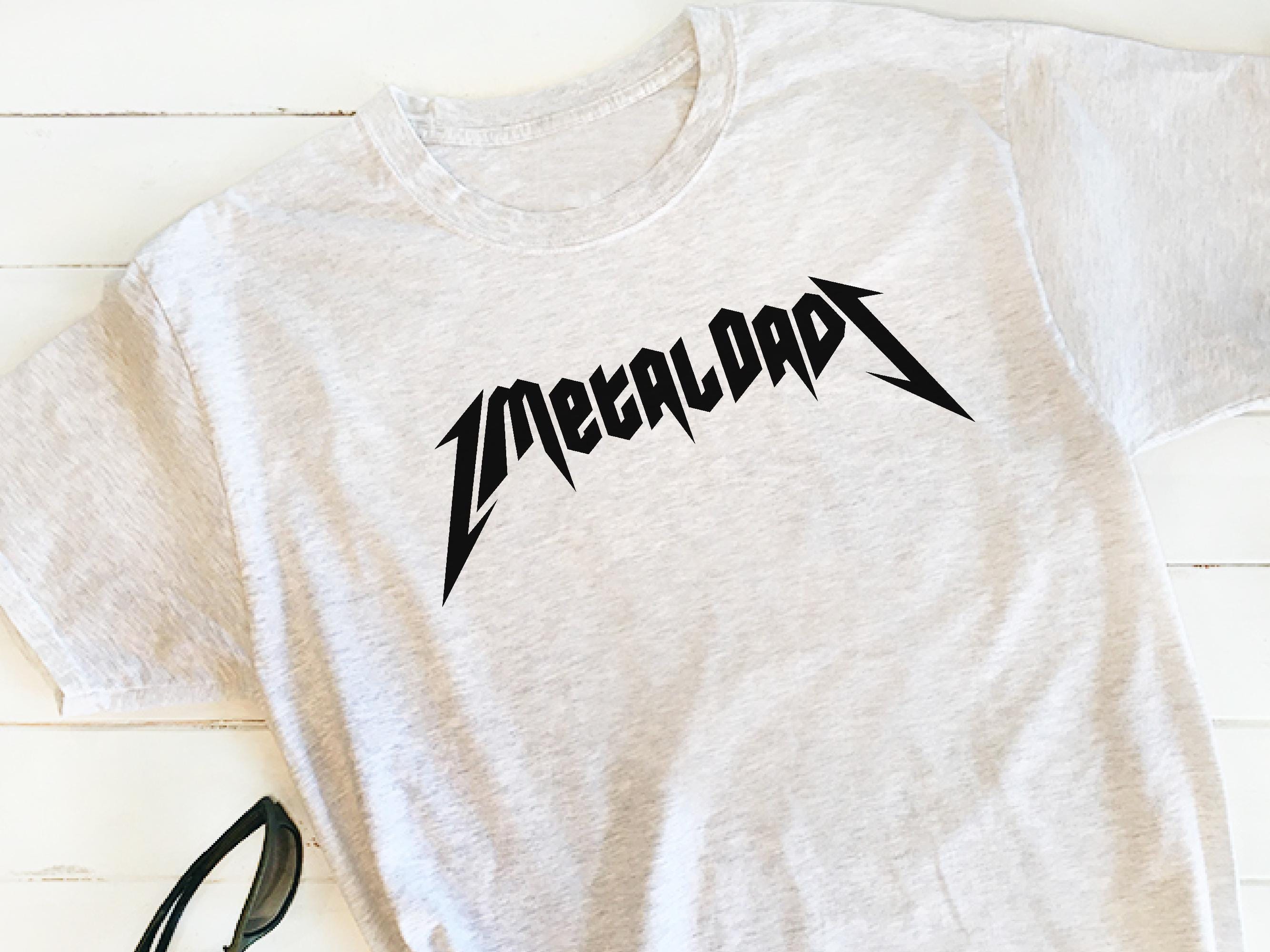 Metal Dad SVG, Heavy Metal Father's Day Shirt, Rock and Roll Dad PNG ...