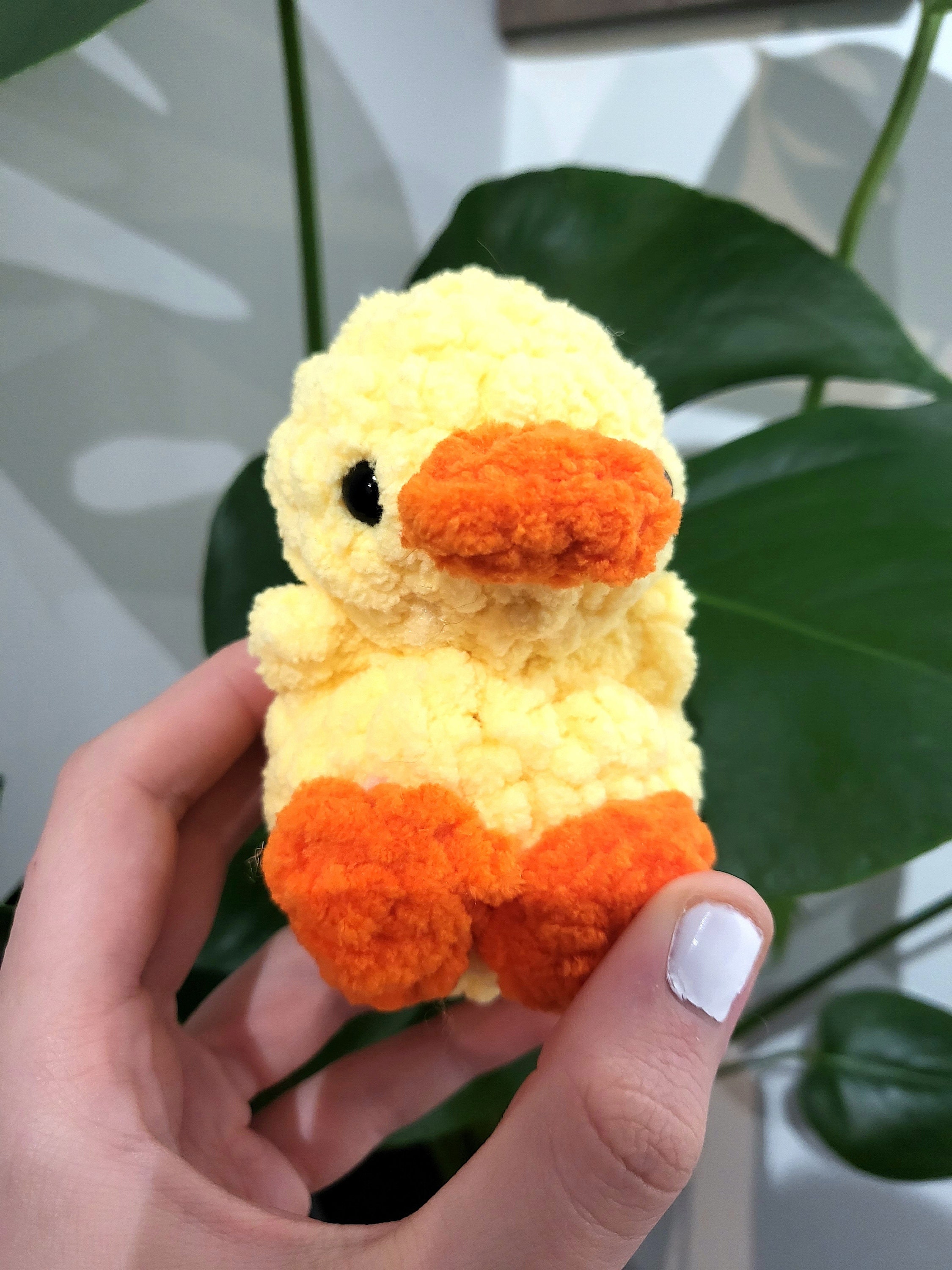 Miniature Crochet Duck Plush - Etsy