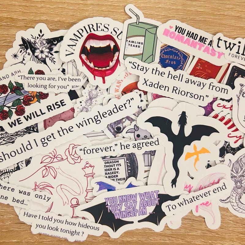 Romantasy Stickers Set - Etsy