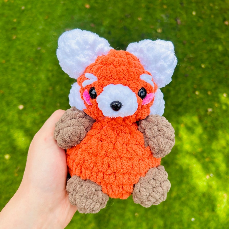 Crochet Red Panda - Etsy