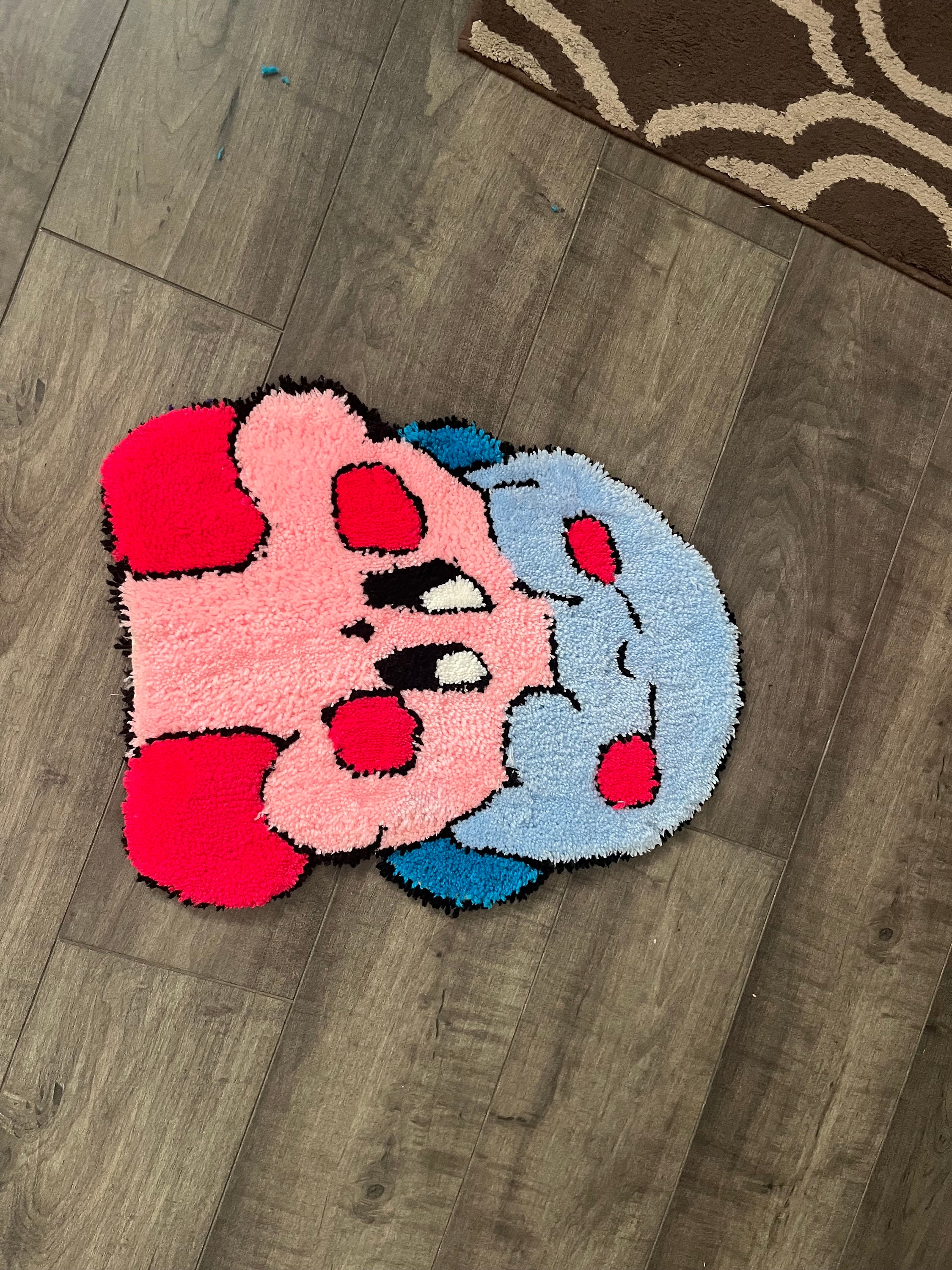 Custom Tufted Stacked Kirby Rug - Etsy