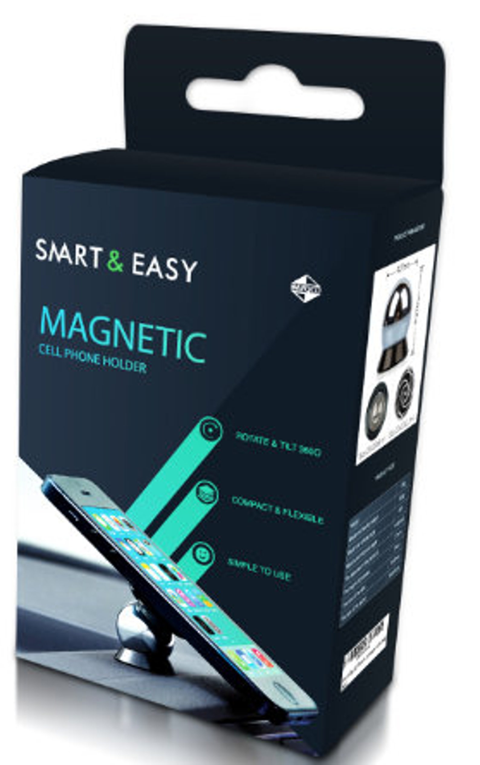 SMART & EASY Magnetic Car Mount Phone Holder silver - Etsy