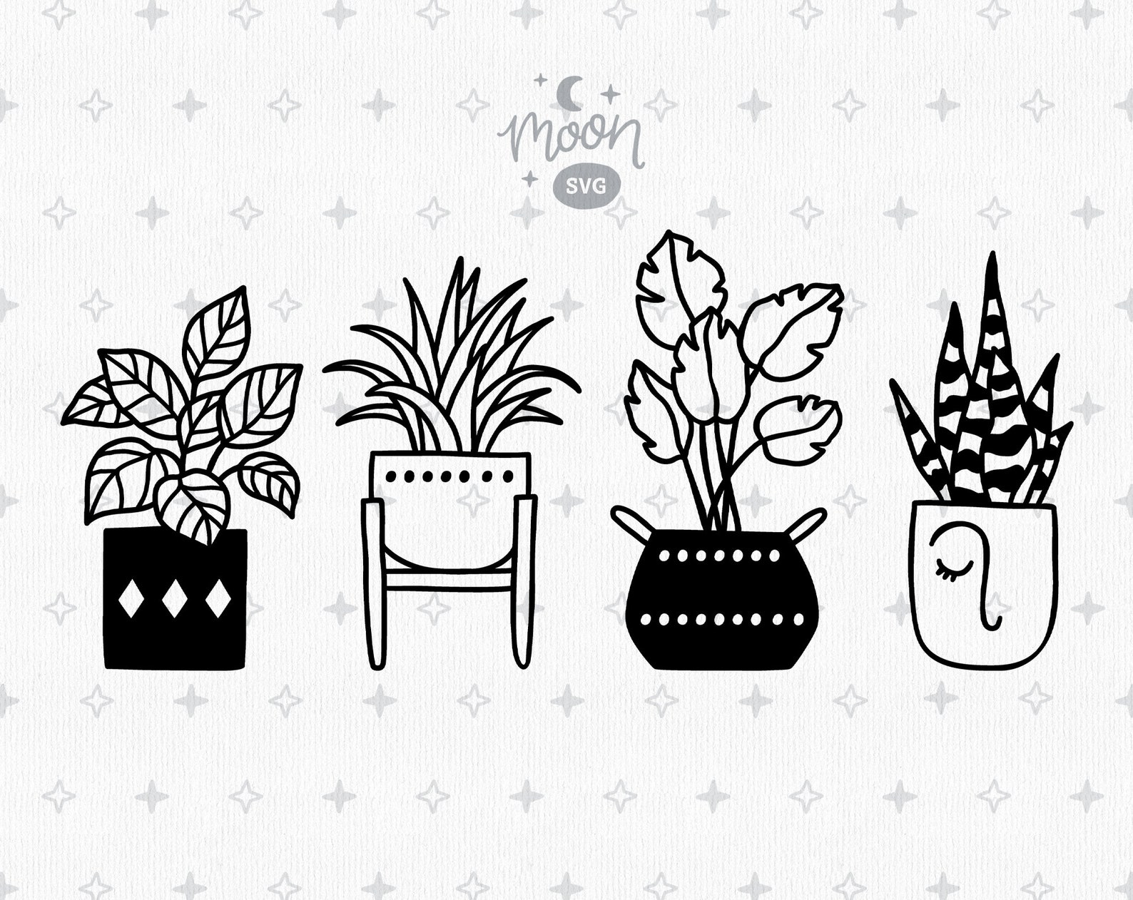 Plants svg Succulent svg Gardening svg files for cricut | Etsy
