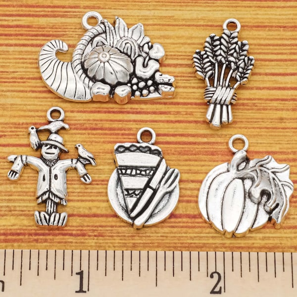 Thanksgiving Charms - Etsy