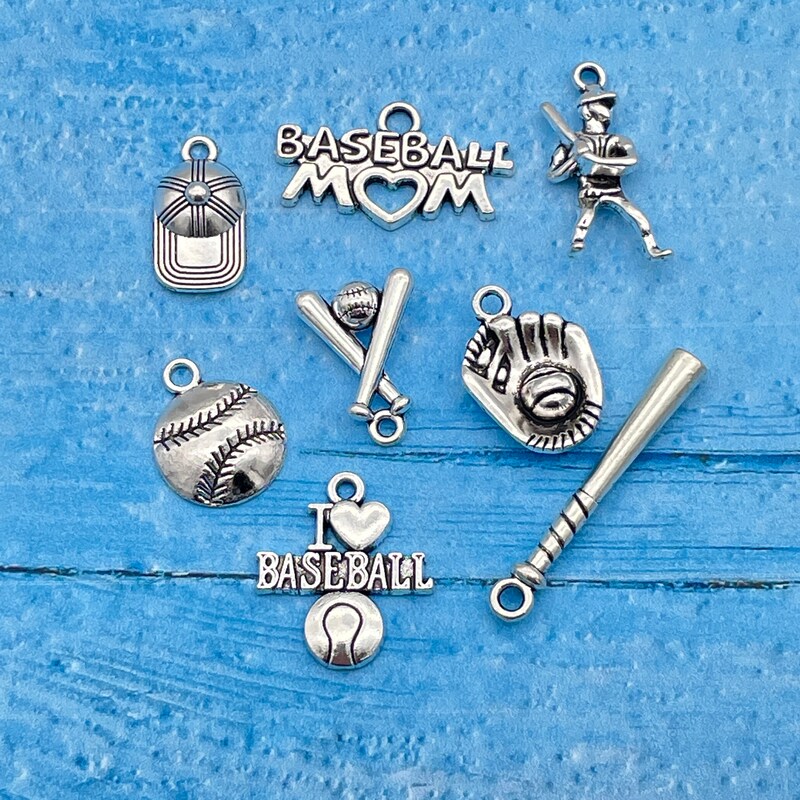 Baseball Charms - Etsy