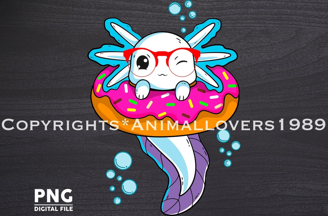 Axolotl Png Donut Axolotl Png Cute Axolotl Png Doughnut - Etsy Hong Kong
