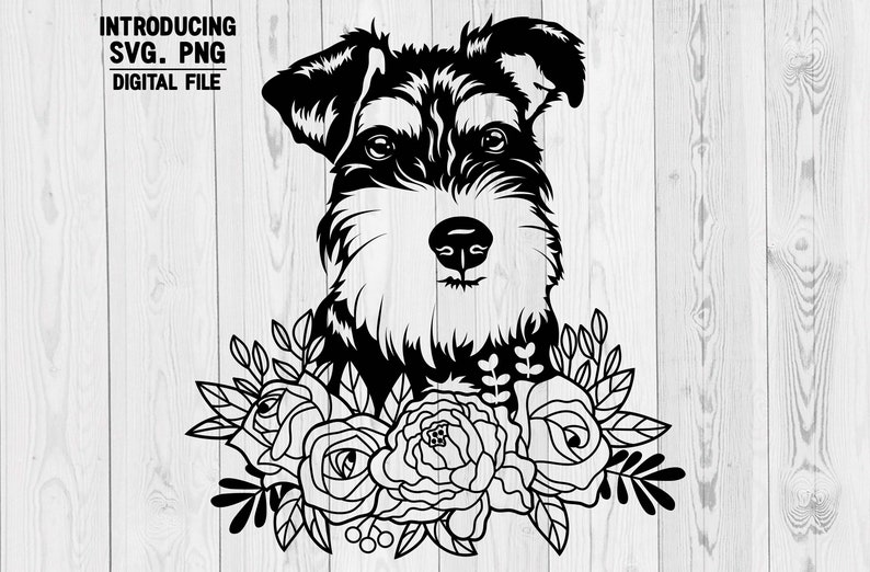 Schnauzer Svg Miniature Schnauzer Svg Schnauzer Mom Svg - Etsy