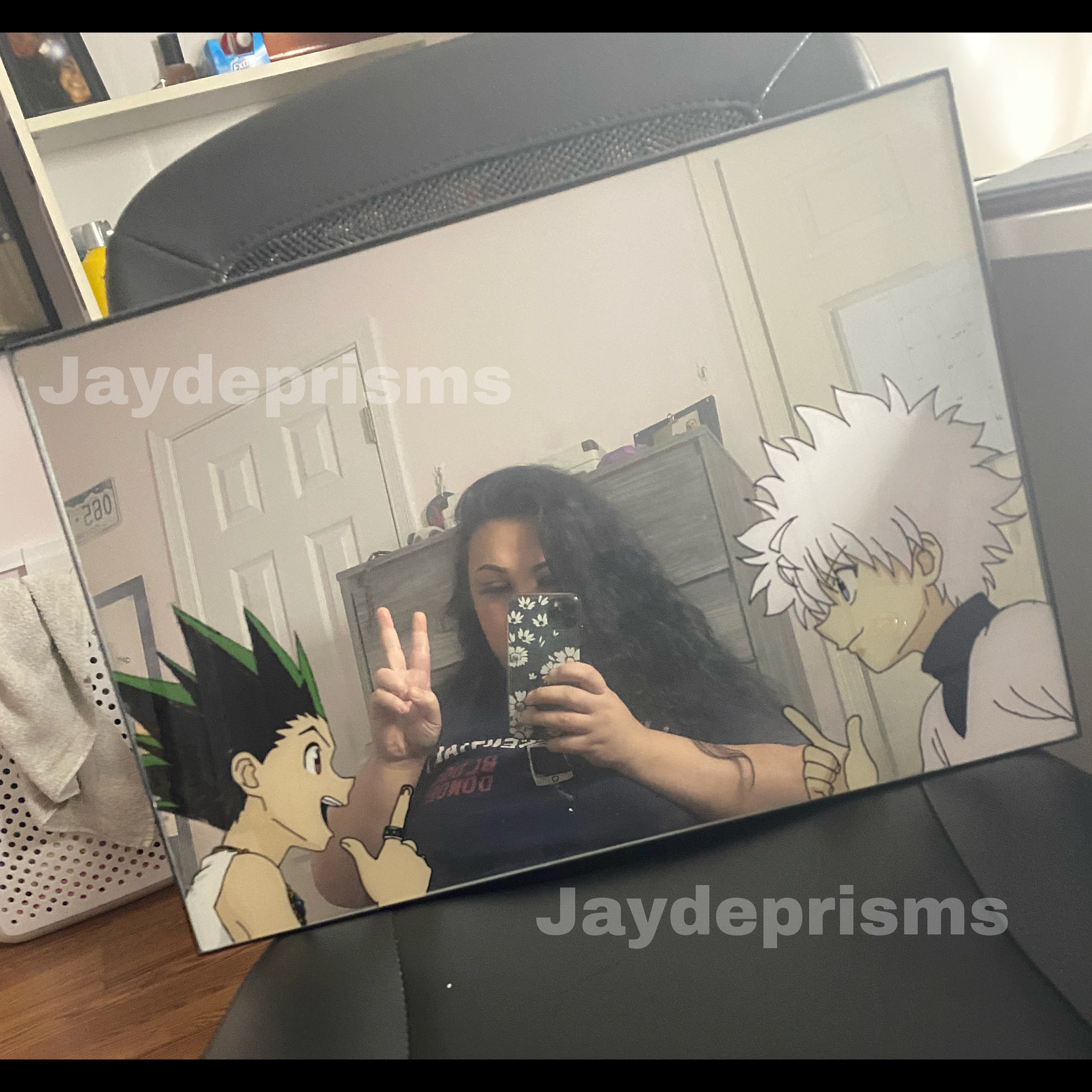 Custom Anime Glass Painting Acrylic Painting etna.com.pe