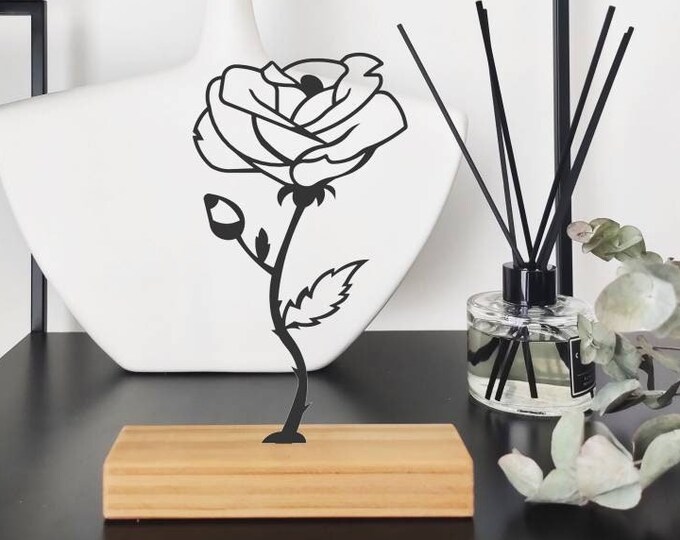Rose Shelf Decor Minimal Design Home and Office Decor, Decor. - Etsy