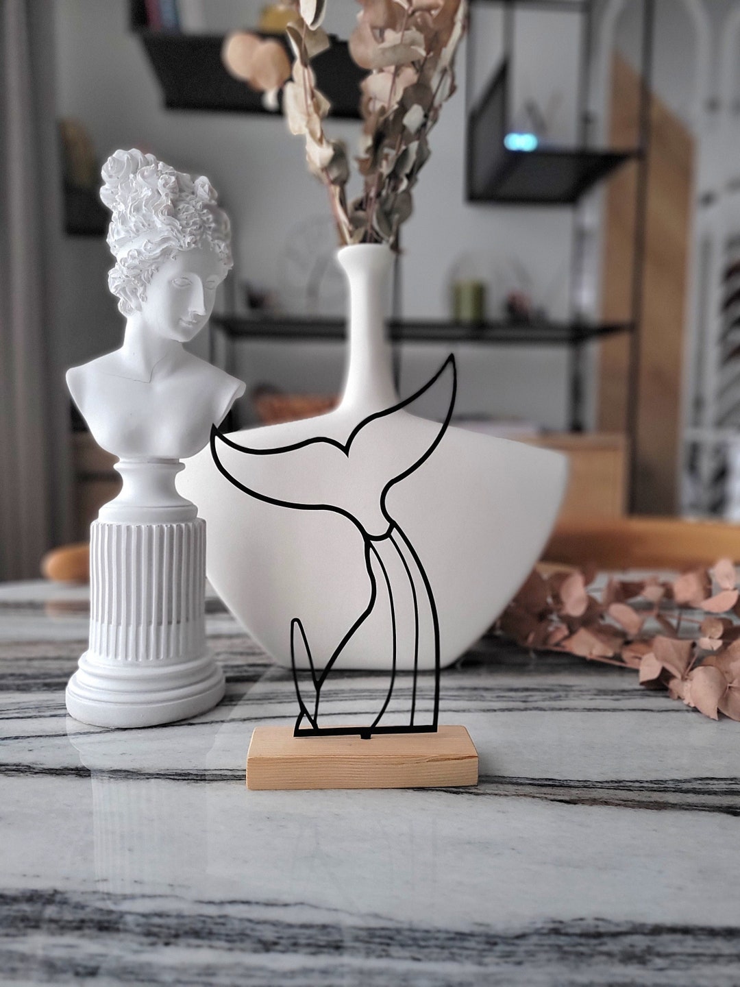 Whale Tail Shelf Decor Home and Office Decor Gift - Etsy