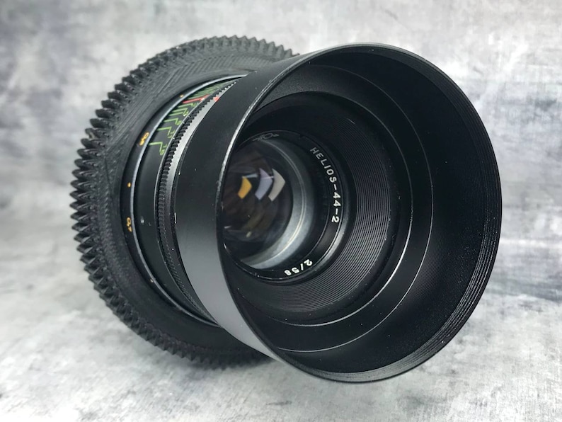 ANAMORPHIC Helios 44m 2/58mm Cine Mod Lens, Sony Nex Mount Vintage Lens ...