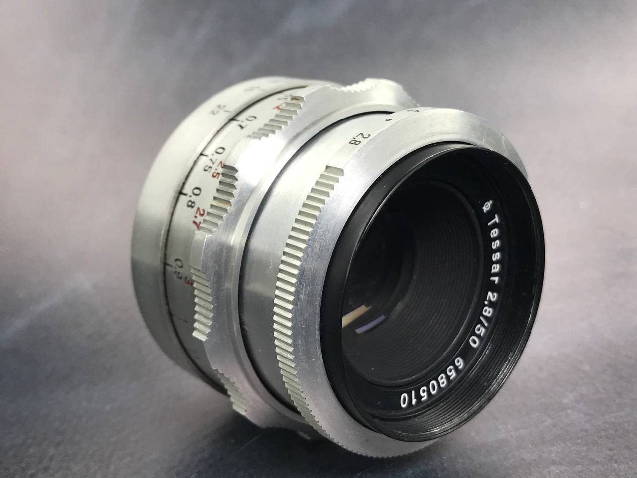 Vintage Carl Zeiss Jena Tessar 50mm F/2.8 Lens Altix Mount Classic ...