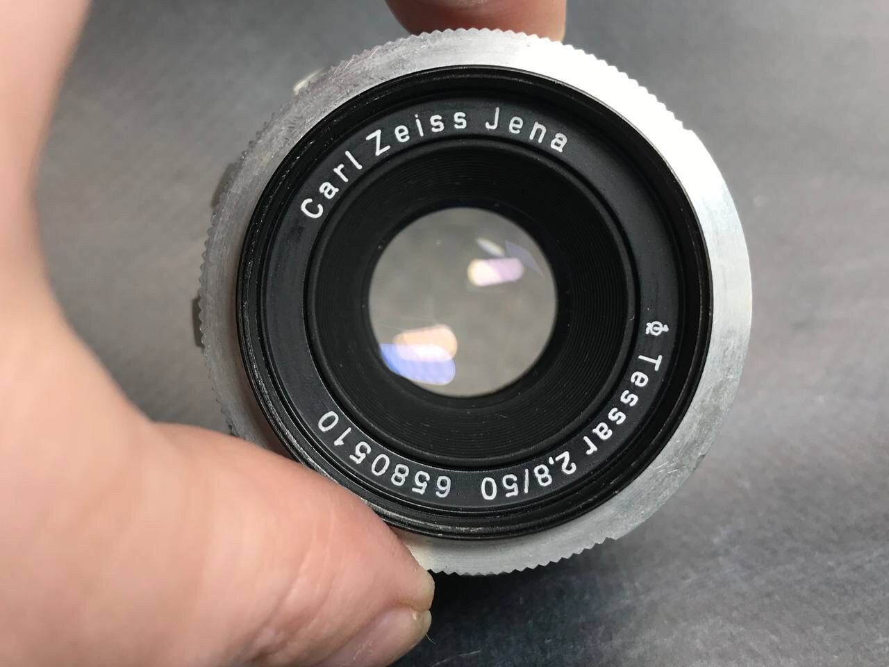 Vintage Carl Zeiss Jena Tessar 50mm F/2.8 Lens Altix Mount Classic ...