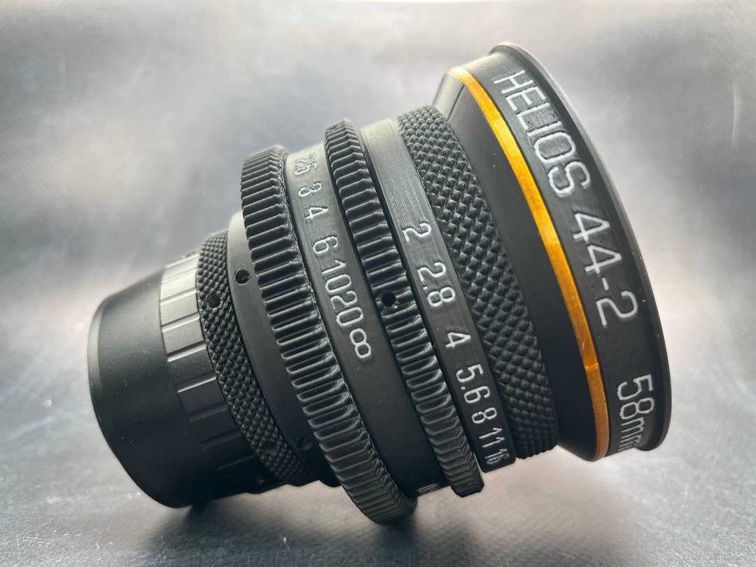 ANAMORPHIC Helios 44M 2/58mm Cine Mod Lens, Canon EF Mount Vintage Lens, Anamorphic Lens ...