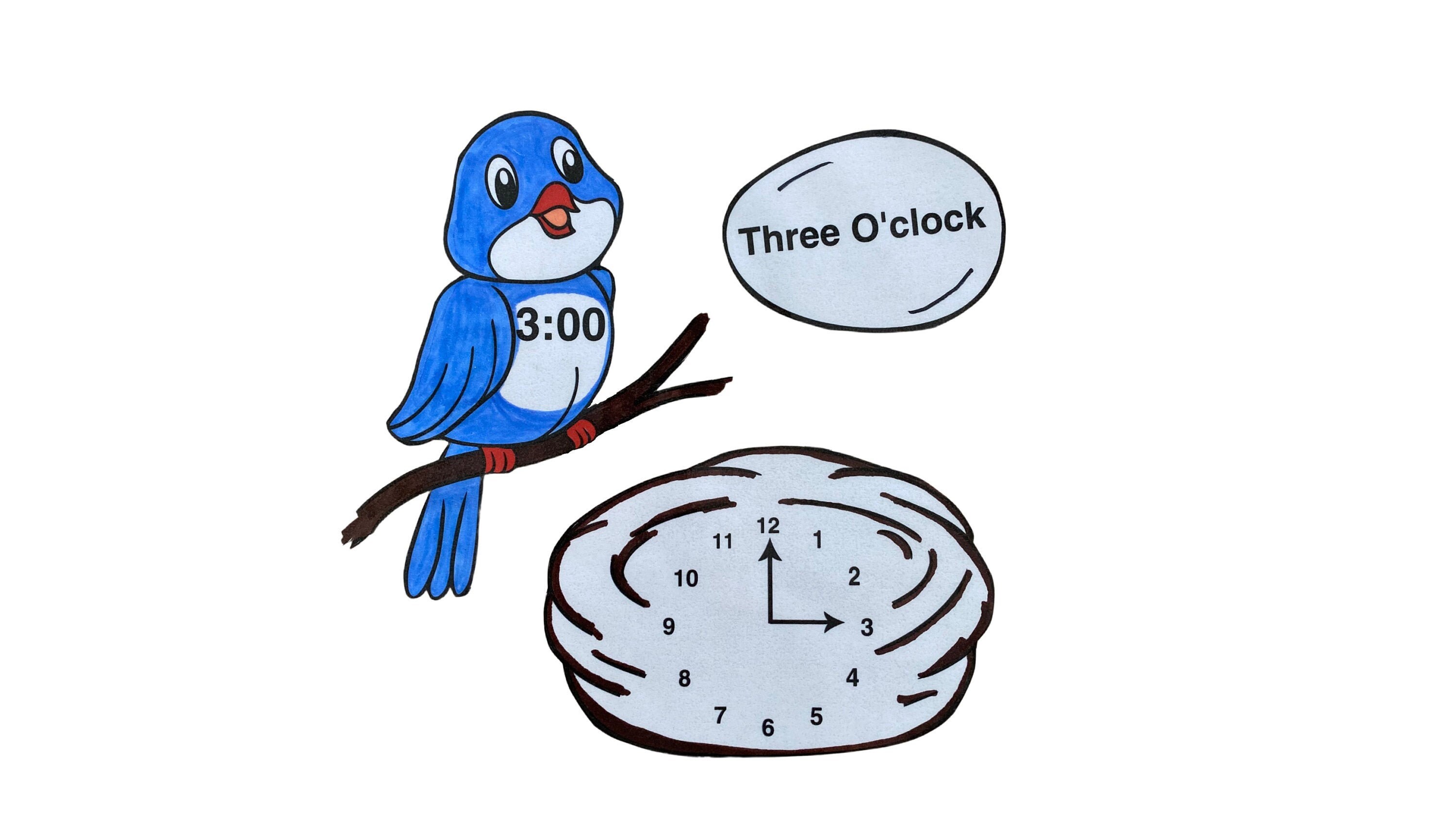 Bird Watching Telling Time Teaching Time Printable - Etsy UK
