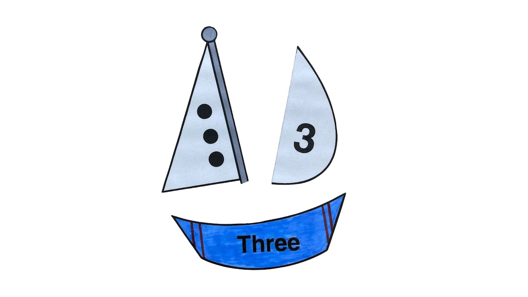 Sailboat Numbers | Printable Curriculum | Counting Games | Teaching ...