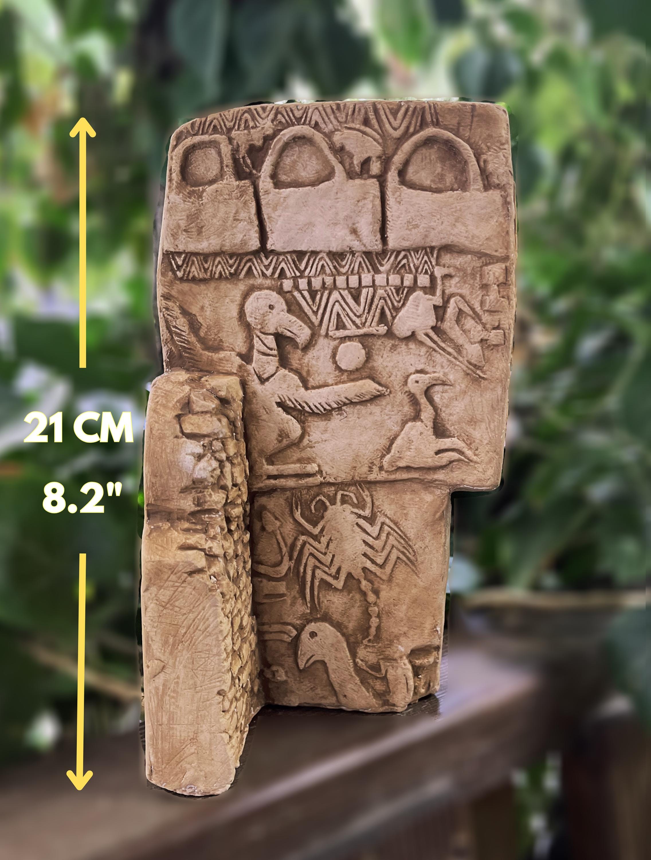 The Vulture Stone Göbekli Tepe Monolith, Handmade Ceramics, Pillar 43 ...