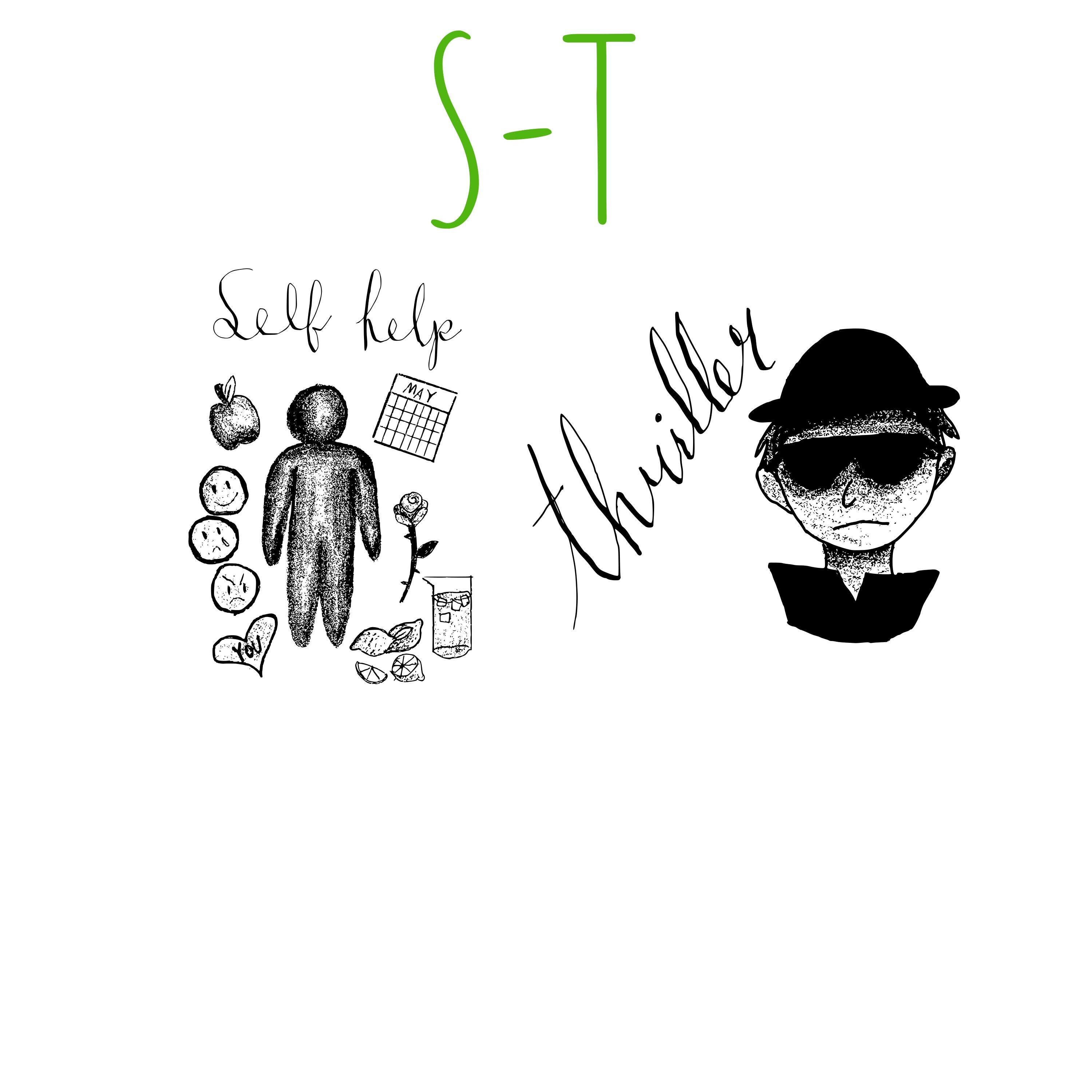 26 Library Genre Bookshelf Tabs | Personal Home Library Signs, Labels ...