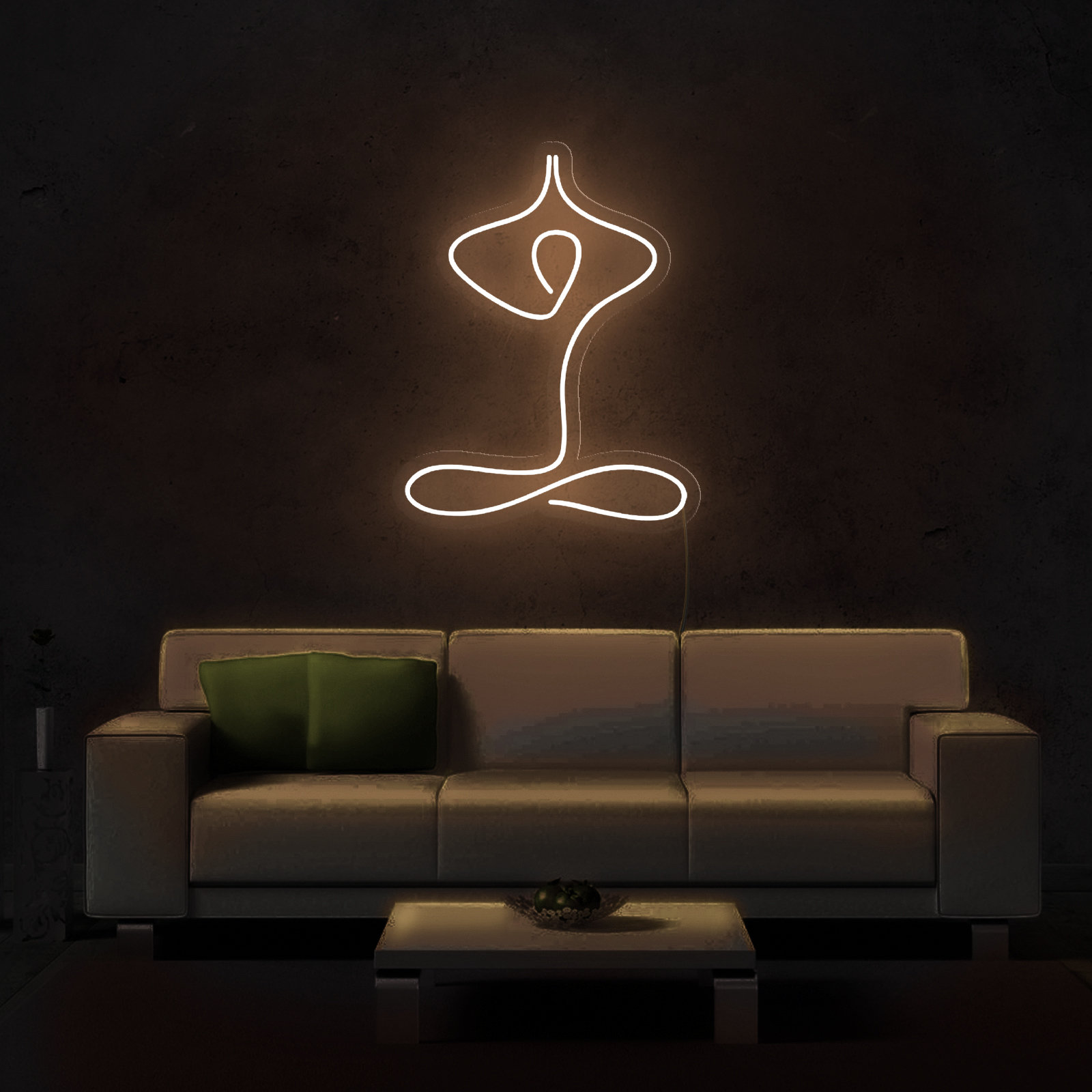 Yoga Neon Sign Led Neon Sign Wall Decor Neon Lights | Etsy