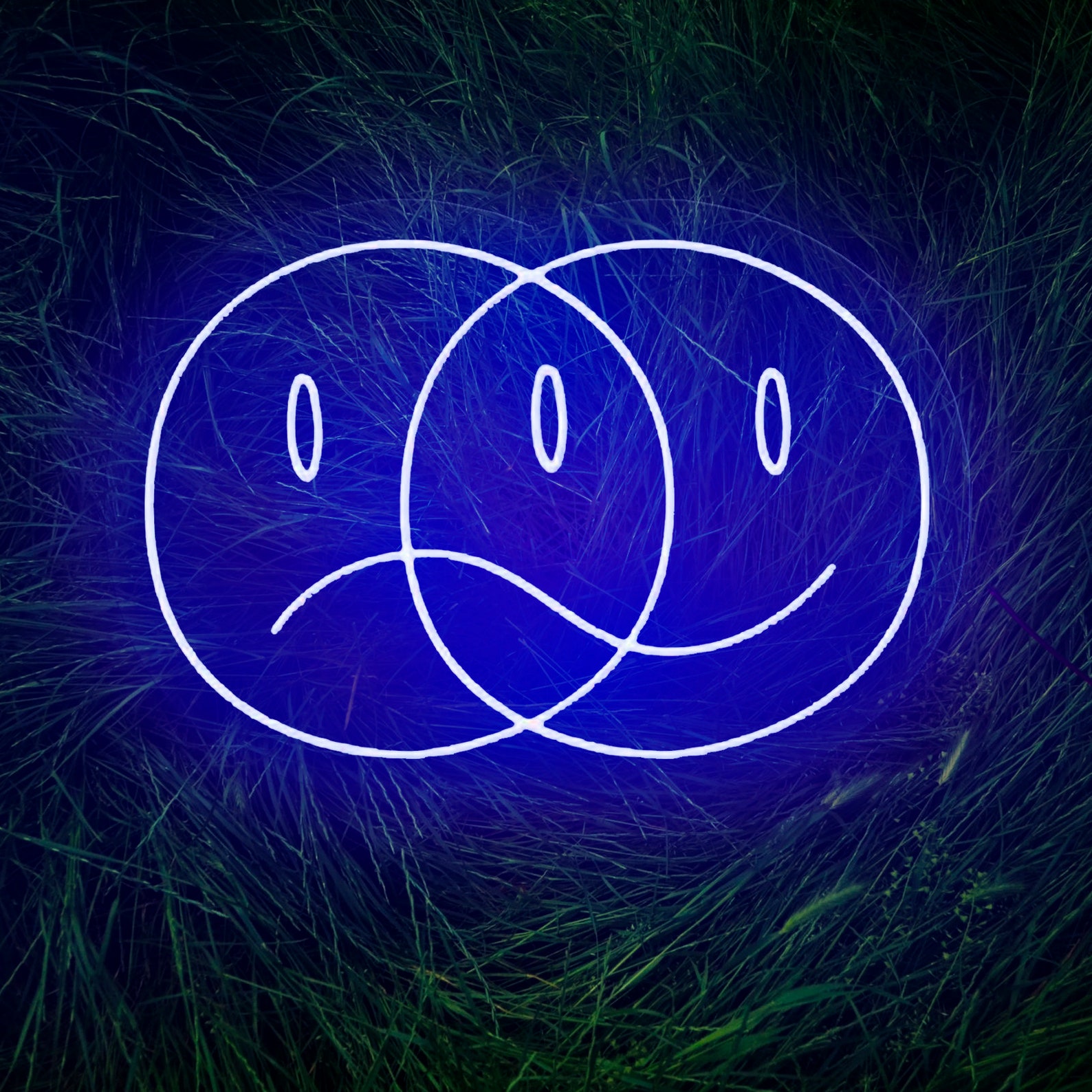 Happy/Sad Neon Sign Custom Neon Led For Home LED Sign | Etsy