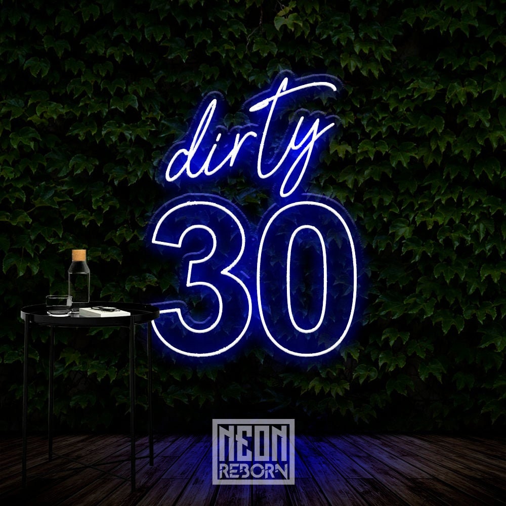 Dirty Birthday Led Neon Sign21 Baby Birthday Happy | Etsy