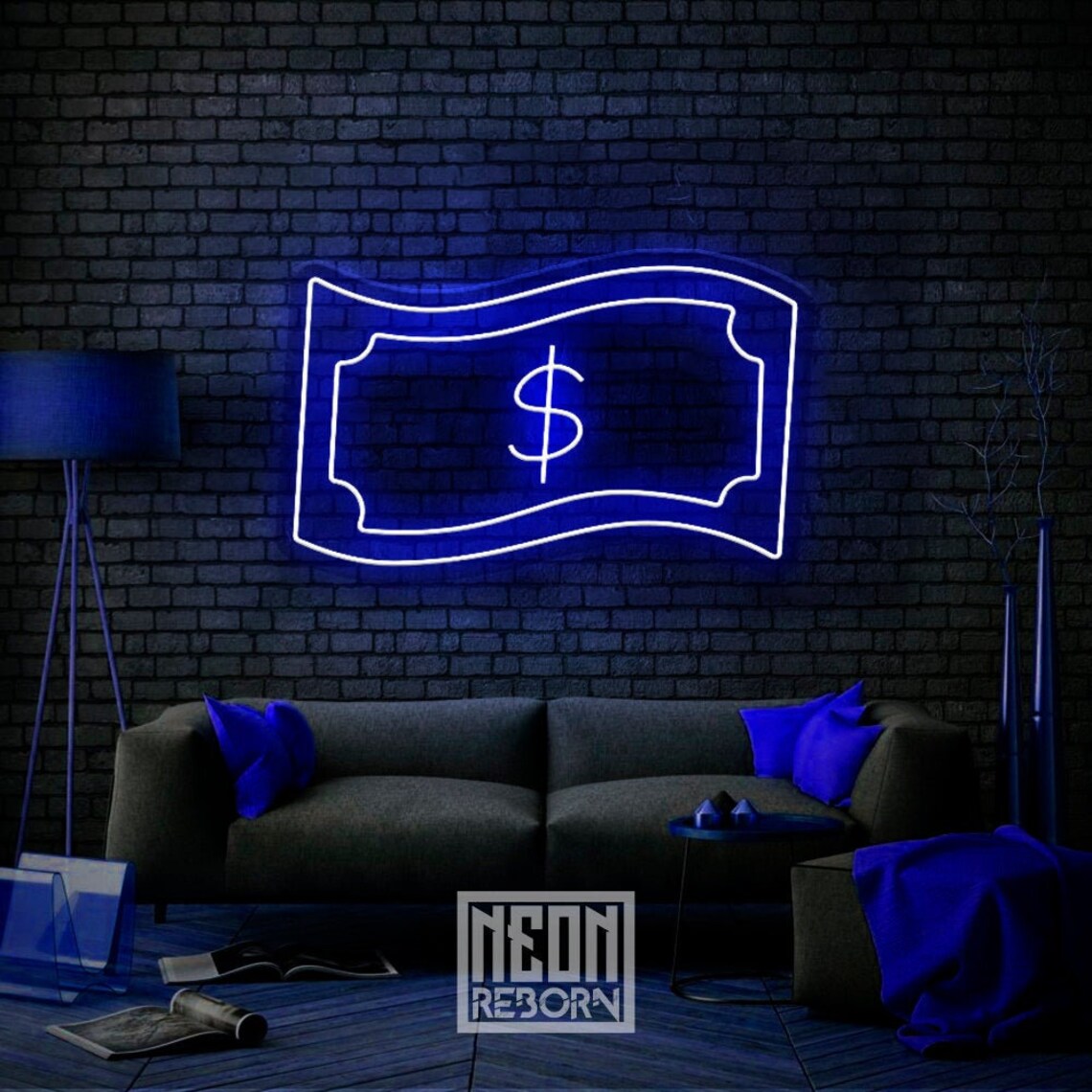 Dollar Led Neon SignPersonalized Gift Money Sign Wall | Etsy