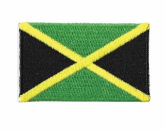 Jamaican Team Crest Iron on Screen Print Transfers for Fabrics Machine Washable Jamaica Flag ...