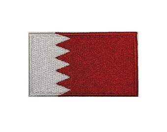 BAHRAIN FLAG PATCH Iron-on Embroidered Applique Top Quality - Etsy