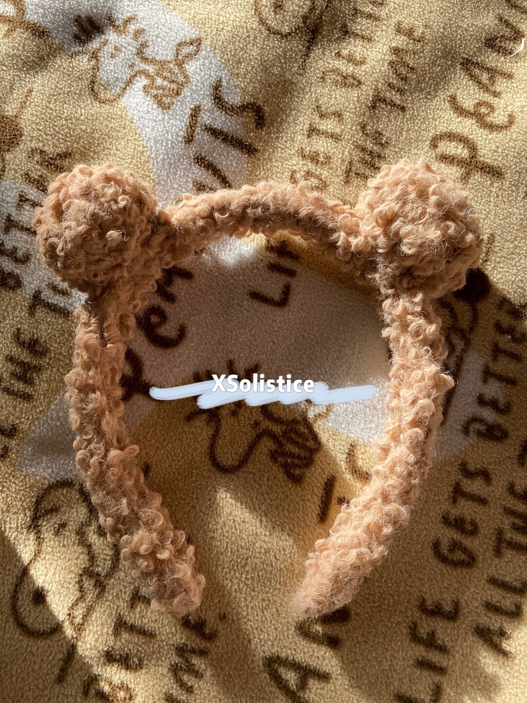 Brown Bear Ear Hairband - Etsy