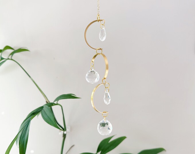 Suncatcher Arch Mobile, Art Deco Hanging, Suncatcher Ornament ...