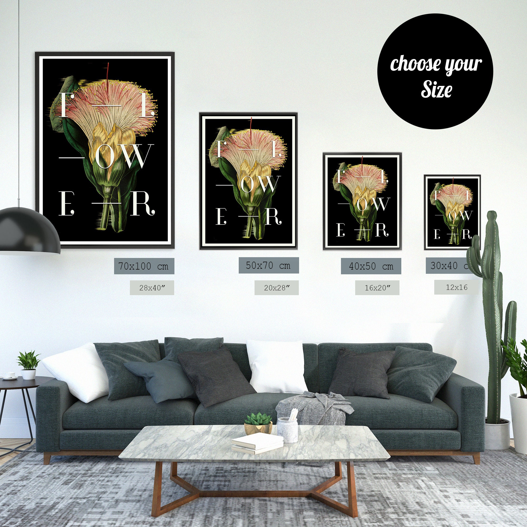 Frida Flowers /Frida Kahlo Poster / Feminist Artwork / Frida Kahlo ...