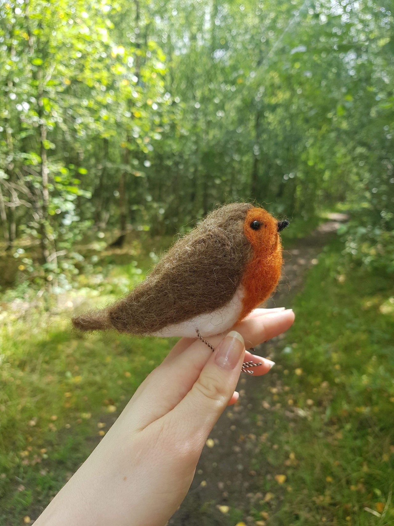 Needle Felt Robin - Etsy