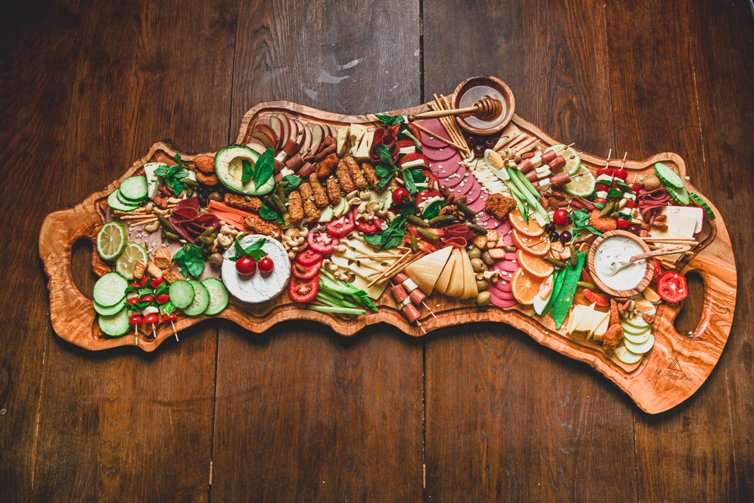 Rare Find XL Rustic Cutting Board 45 in | Charcuterie Board | Party ...