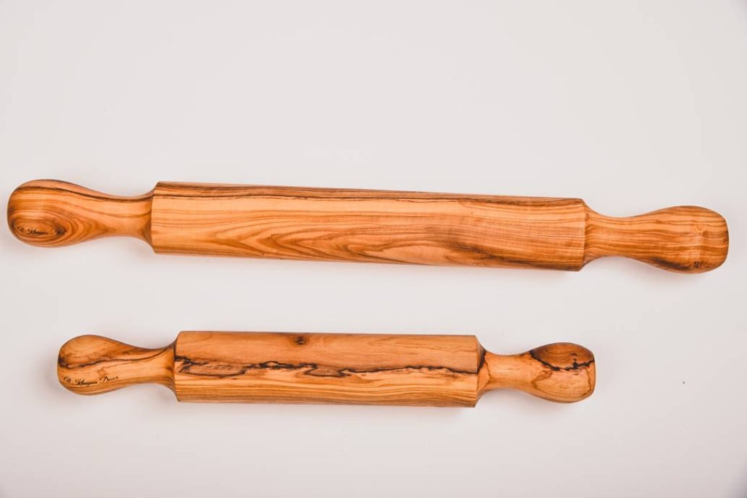 Traditional Rolling Pin Small & Large | French Rolling Pin | Olive Wood ...