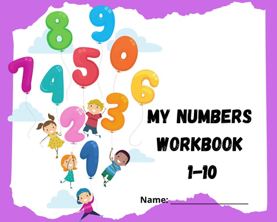 My Numbers Workbook for Preschool | Etsy