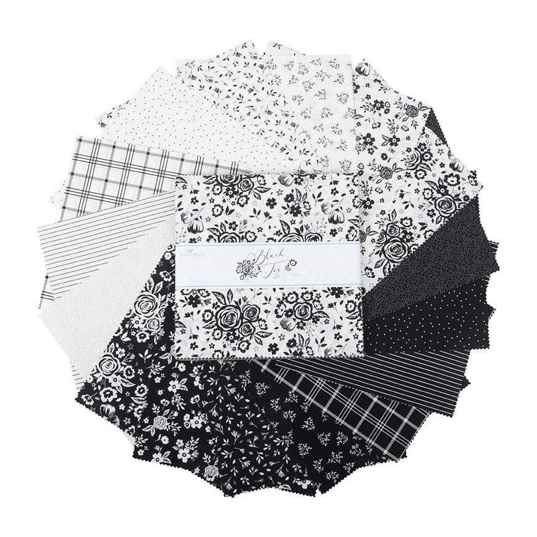 Black Tie Fabric Stacker by Riley Blake Designs - 100% Cotton Quilting ...