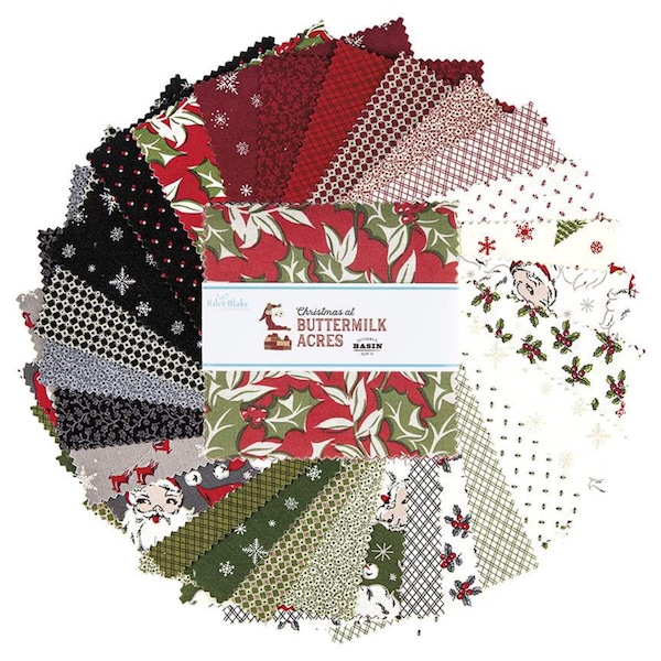 Riley Blake Farmhouse Christmas Fabric - Etsy