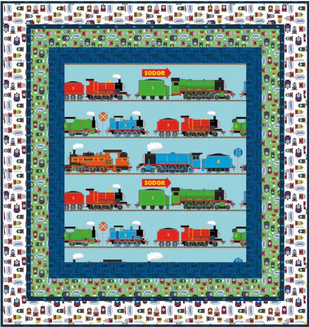 Quilt Kit Thomas & Friends All Aboard by Riley Blake Designs - Etsy