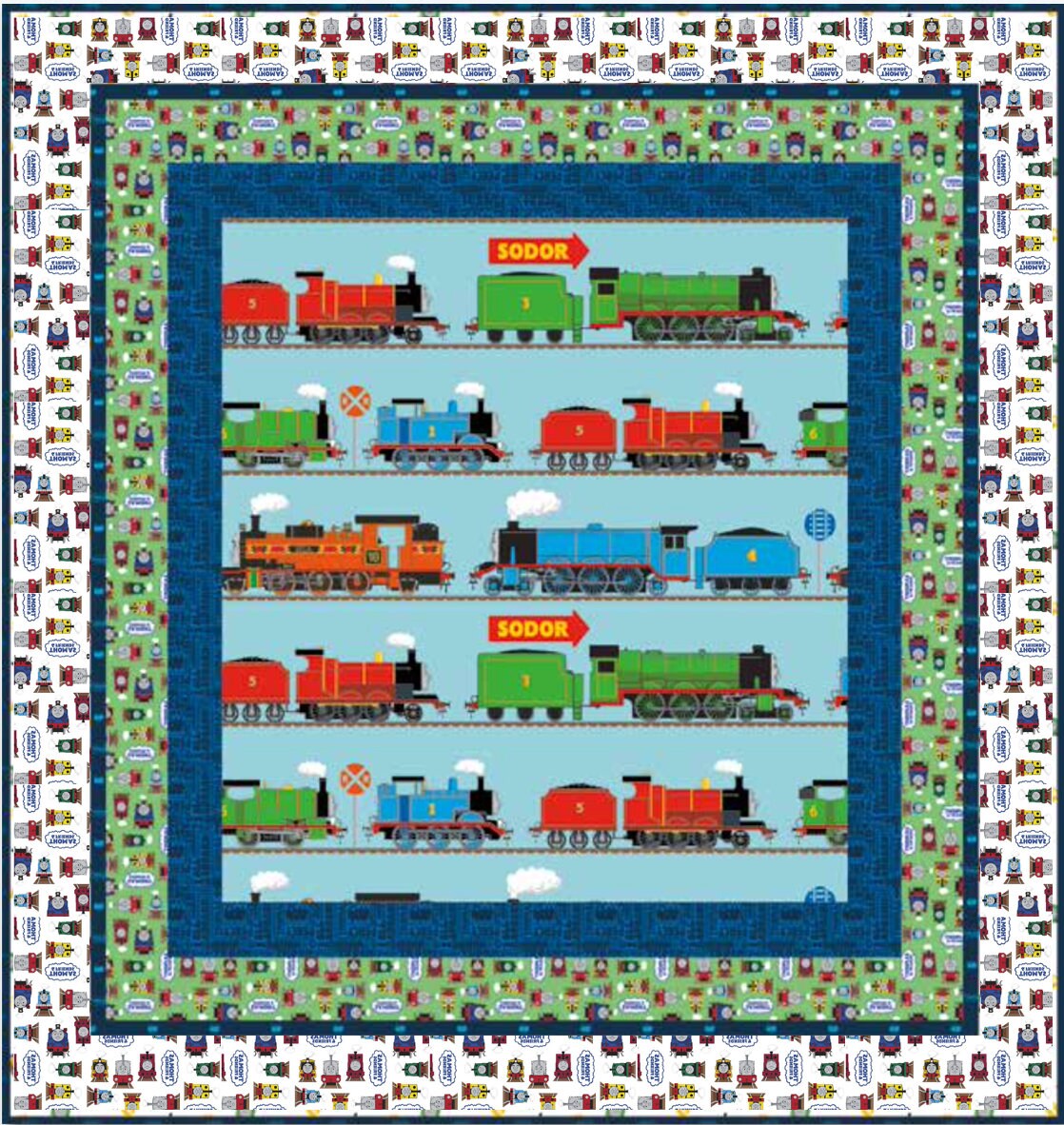 Quilt Kit Thomas & Friends All Aboard by Riley Blake Designs - Etsy