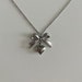 Silver Bow With Heart Necklace | Simple Coquette Necklace - Etsy