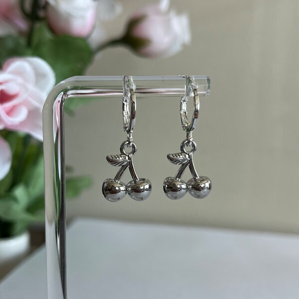 Cherry Earrings - Etsy