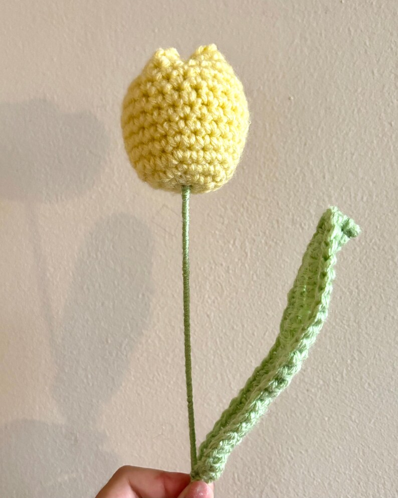 Handmade Crochet Tulip | Crochet Flower, Anniversary Gift, Crochet ...