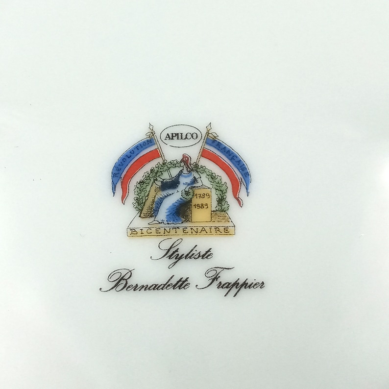 DECORATIVE PLATE Bicentennial of the French Revolution 1789 ...