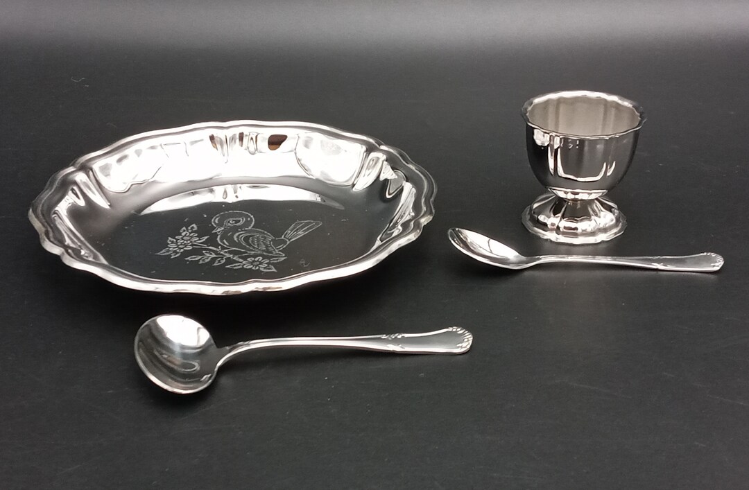 First Age Tableware Set for Baby (night or Baptism) by Jean Couzon ...