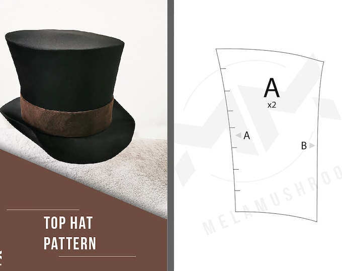 DIY TOP HAT Foam Pattern - A4 Digital Download - Etsy