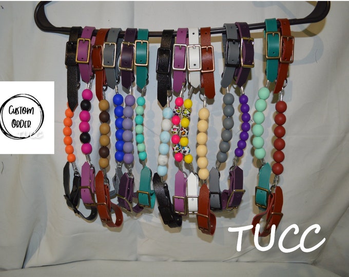 Customizable Silicone Beaded Curb Straps (chin Straps) for Horses - Etsy