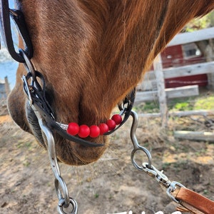 Custom Products - Curb Strap / Chin Strap for Horses (silicone Bead Rollers) - Etsy