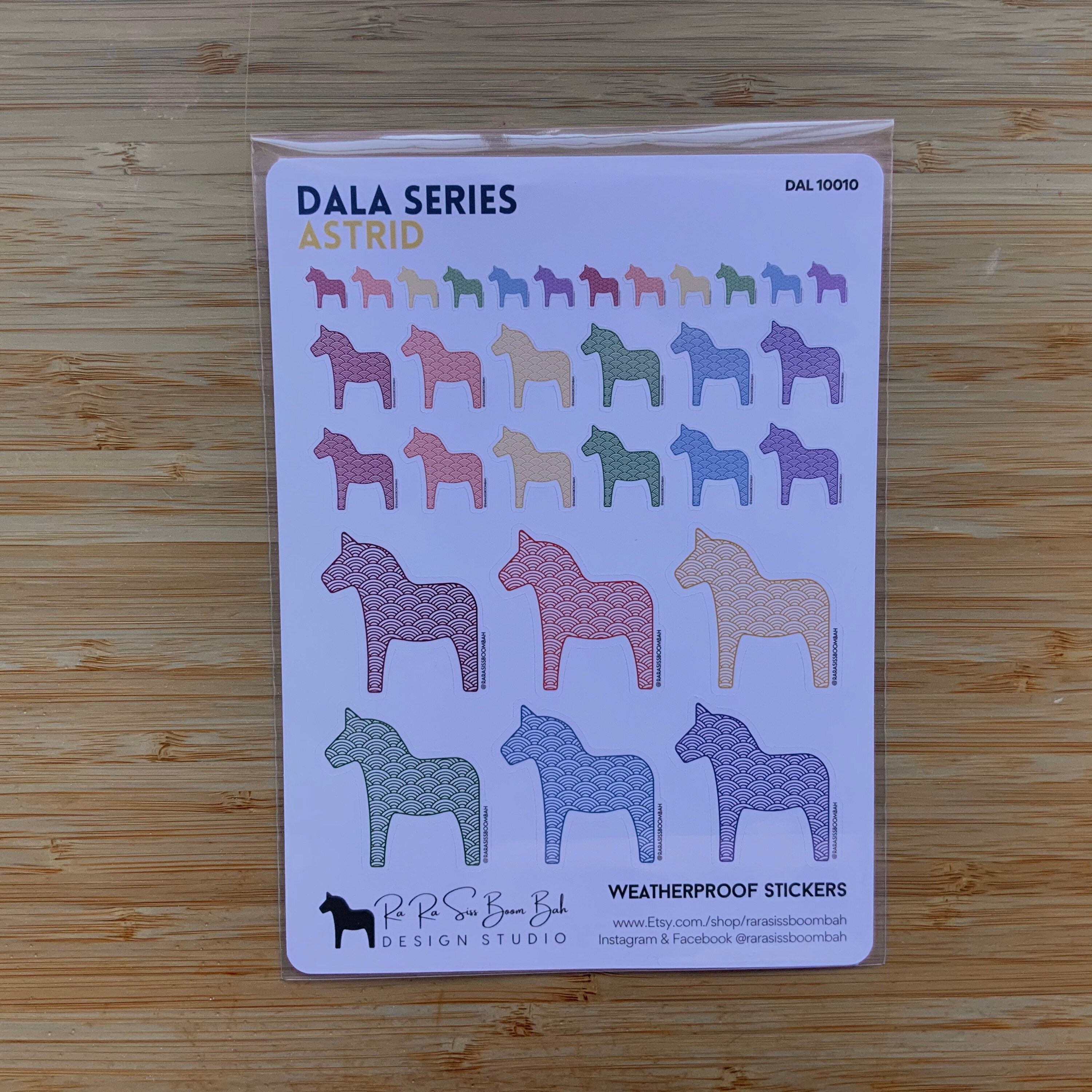 Dala Series: Astrid Sticker Sheet - Etsy