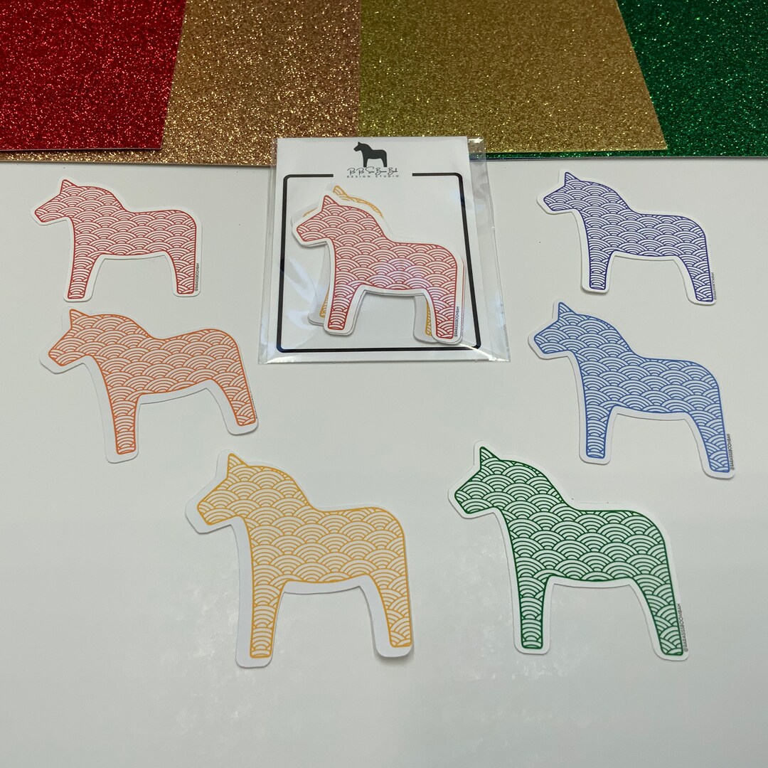 Dala Serie: Astrid Papier Sticker - Etsy.de